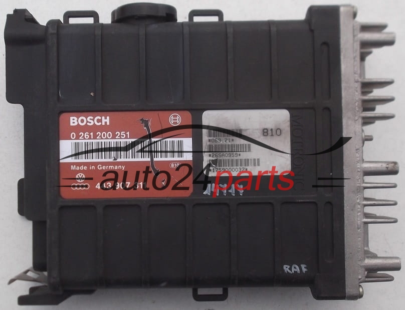 ECU ENGINE CONTROLLER AUDI VOLKSWAGEN BOSCH 0 261 200 251, 0261200251 ...