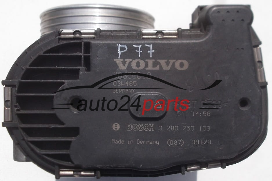 THROTTLE BODY VOLVO 30650013, BOSCH 0 280 750 103, 0280750103 - auto24parts