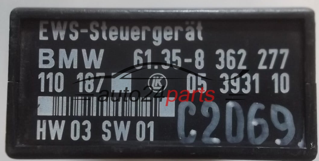 COMFORT CONTROL MODULE EWS BMW E36 61.35-8 362 277, 61358 362277 ...
