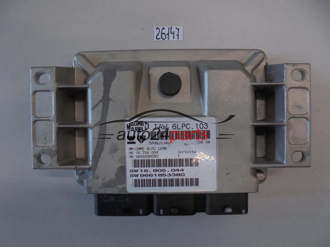Auto-Teile - MOTORSTEUERGERÄT ECU STEUERGERÄT CITROEN IAW 6LPC.103 ...