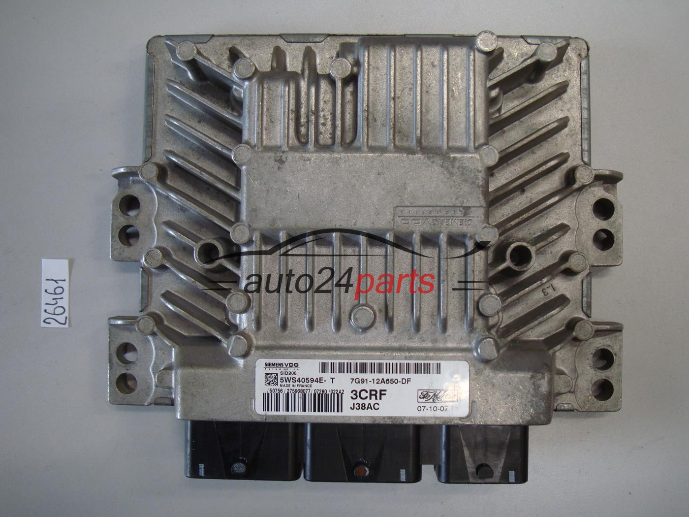 ECU ENGINE CONTROLLER FORD 5WS40594E-T 5WS40594ET 7G91-12A650-DF ...
