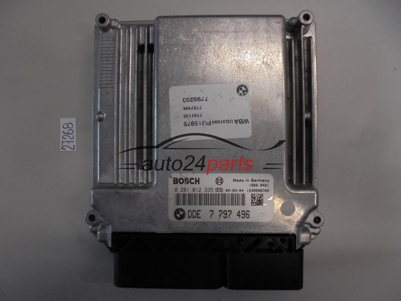 ECU ENGINE CONTROLLER BMW 0281012335 7797496 DDE7797496 - auto24parts