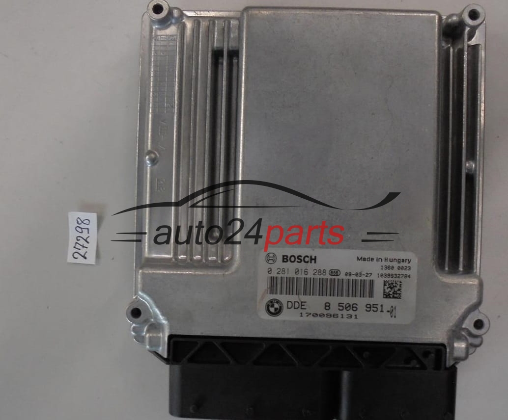 ECU ENGINE CONTROLLER BMW 0281016288 DDE 8506951 DDE8506951 - auto24parts