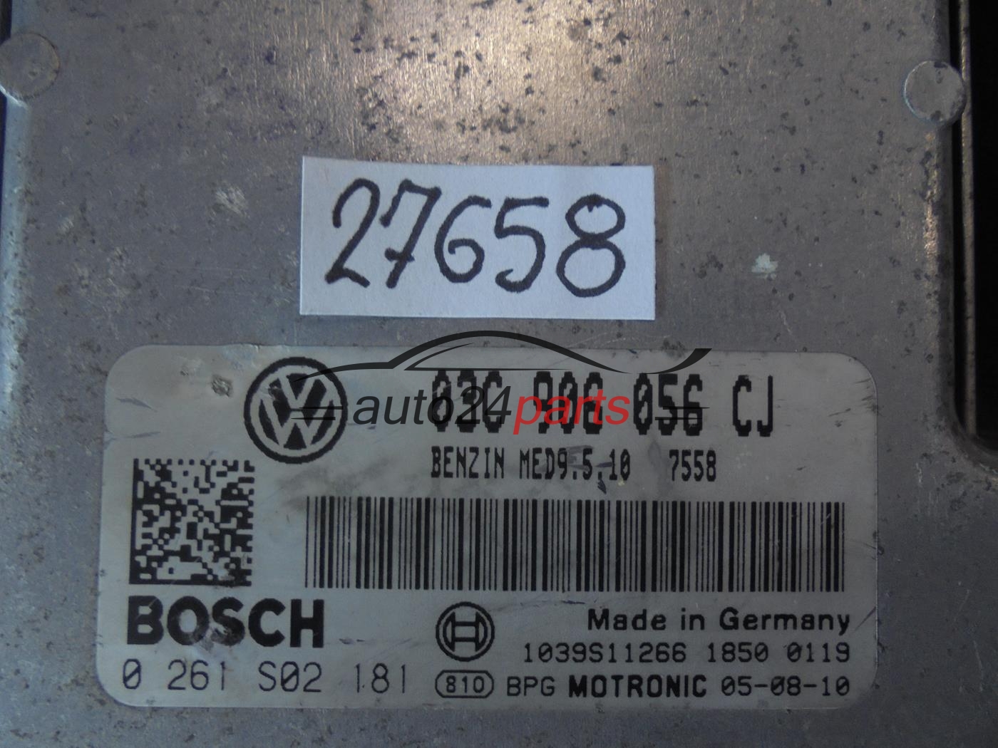 ECU ENGINE CONTROLLER VOLKSWAGEN 0261S02181 03C906056CJ MED9.5.10 ...