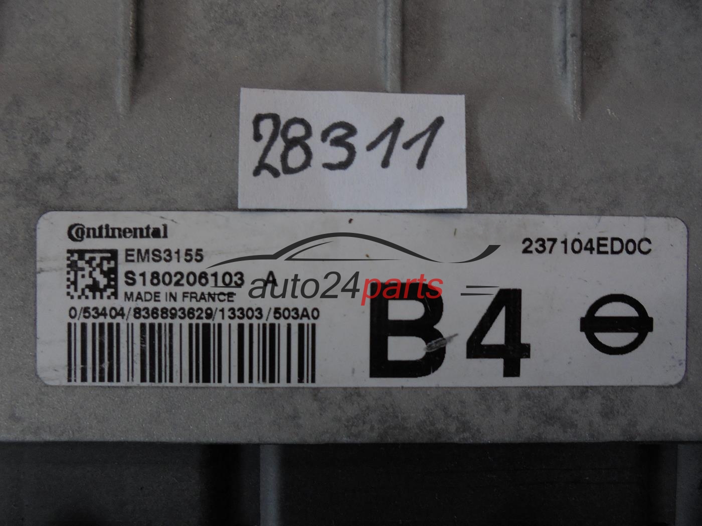 ECU CENTRALITA DE MOTOR NISSAN 237104ED0C S180206103A EMS3155