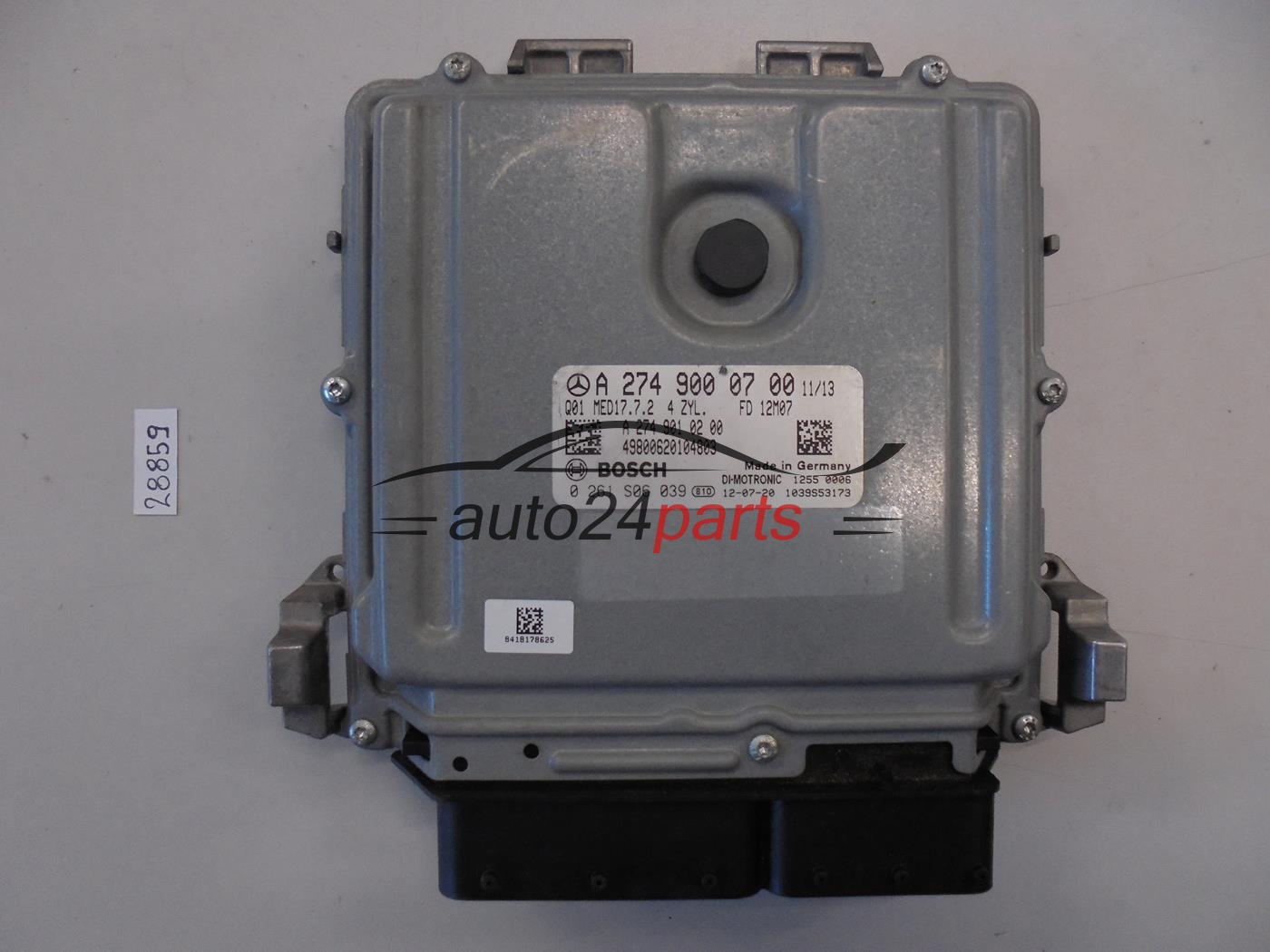 ECU ENGINE CONTROLLER MERCEDES BENZ 0261S06039 A2749000700 MED17.7.2 ...