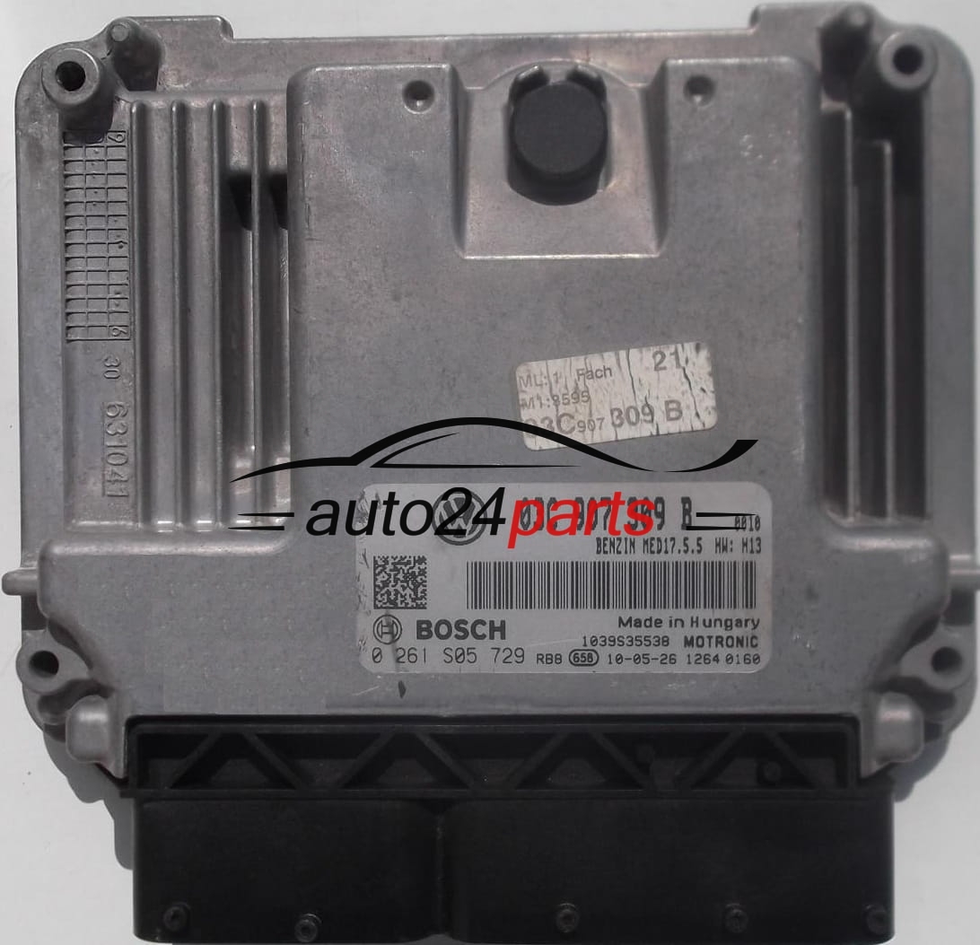 ECU ENGINE CONTROLLER VW VOLKSWAGEN GOLF TSI 03C907309B, 03C 907 309 B ...