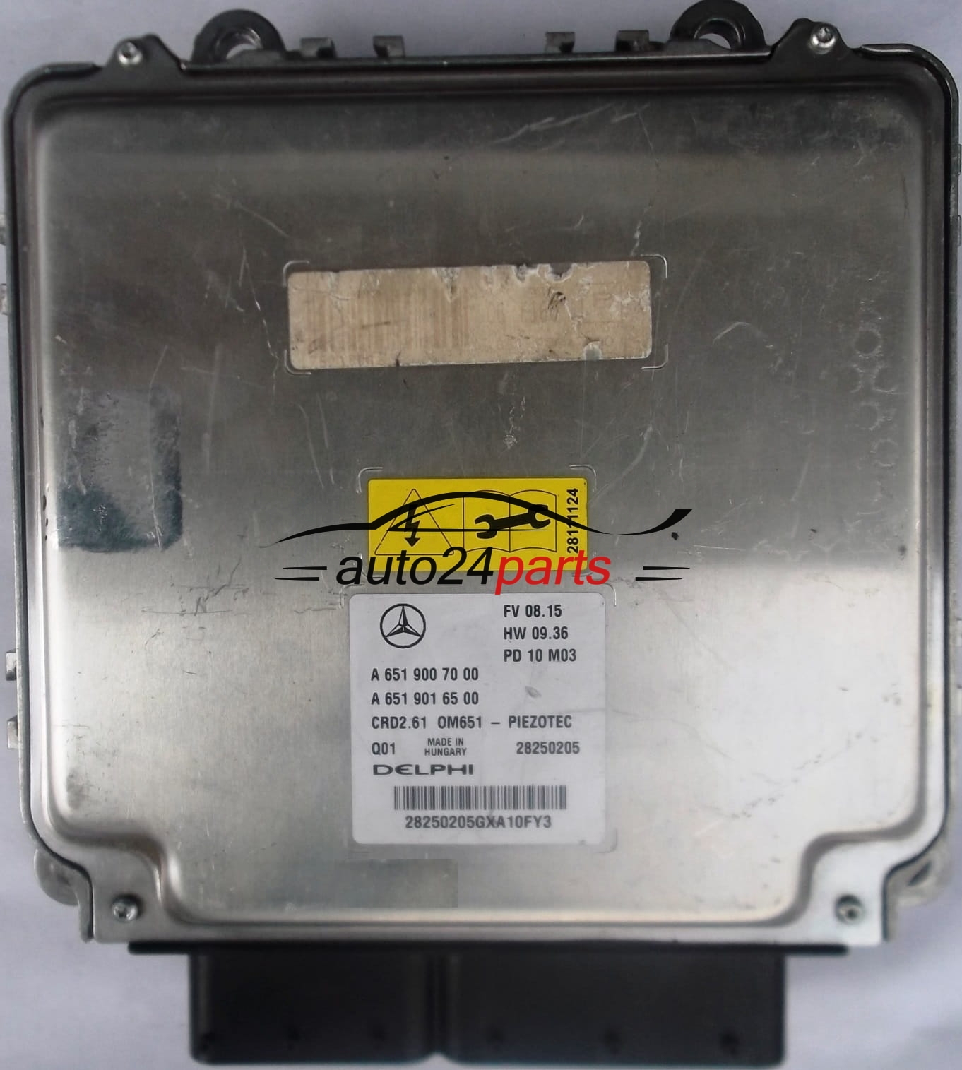 ECU ENGINE CONTROLLER MERCEDES W211 DELPHI 28250205 A6519007000 ...