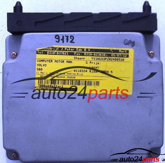 ECU ENGINE CONTROLLER VOLVO MB079700-8840 08642193 A 08642193A HR.2 ...