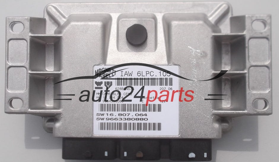 CENTRALINA DO MOTORE PEUGEOT 207 1.4 MAGNETI MARELLI IAW 6LPC.105 ...