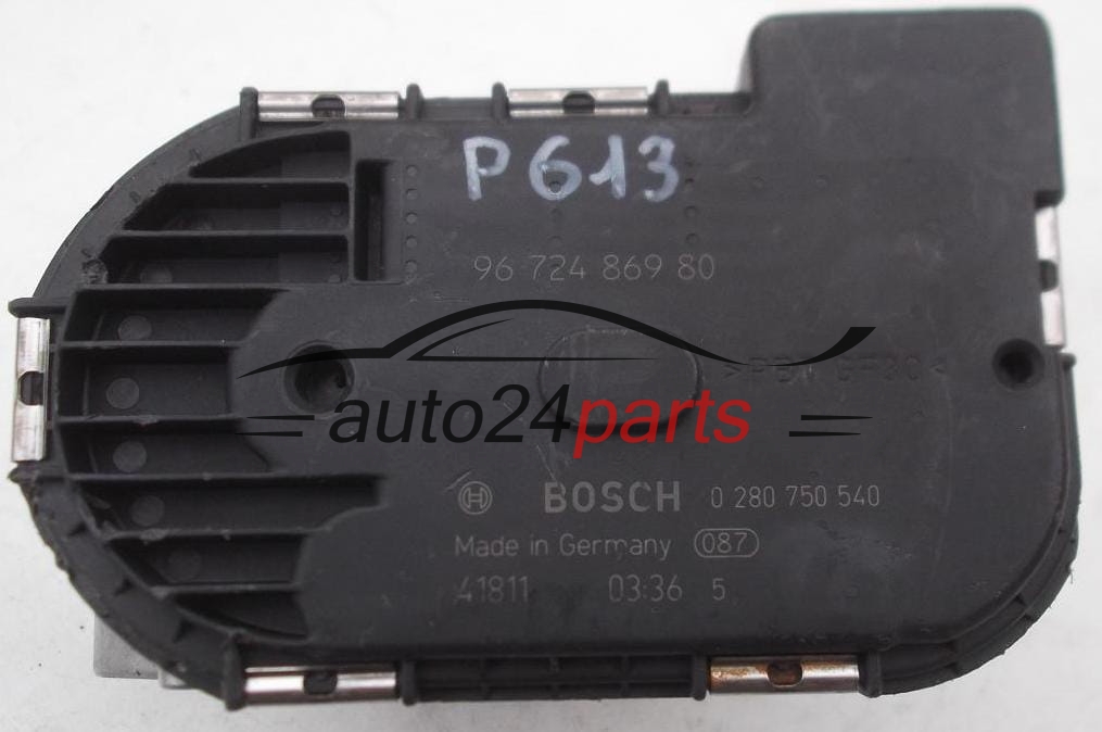 CUERPO DE MARIPOSA CITROEN PEUGEOT BOSCH 0 280 750 540, 0280750540, 96 ...