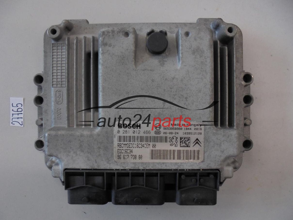 ΕΓΚΕΦΑΛΟΣ ΚΙΝΗΤΗΡΑ CITROEN PEUGEOT 0281012466 9661135380
